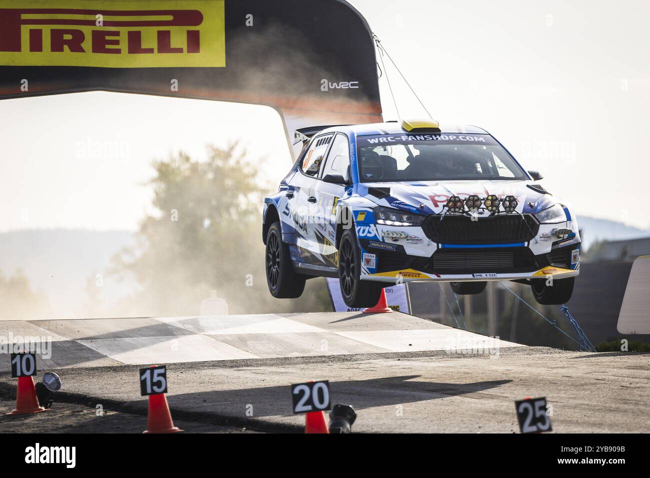 31 GRIEBEL Marijan, BRAUN Tobias, Skoda Fabia RS Rally2, action during ...