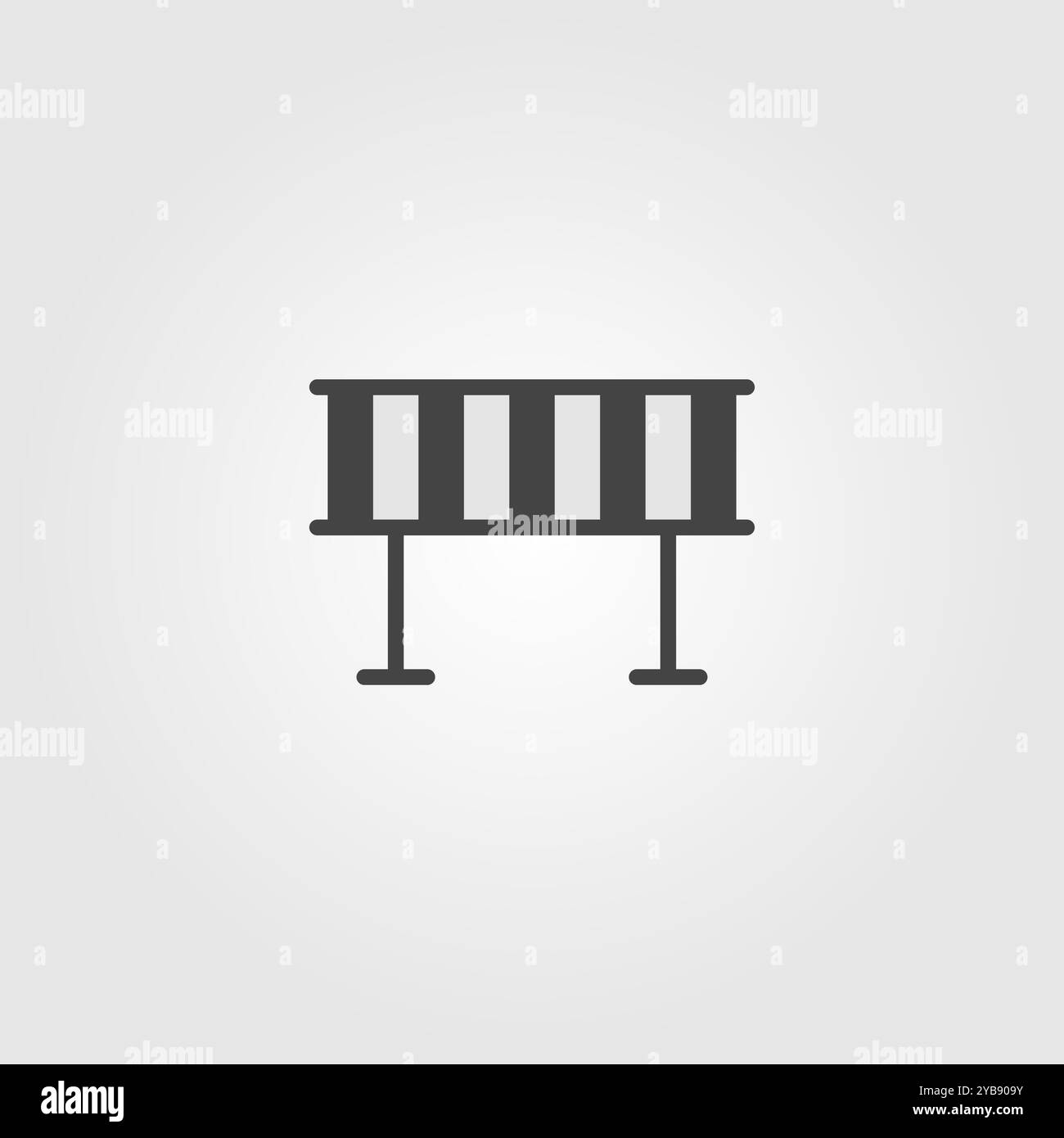 Striped barricades Stock Vector Images - Alamy
