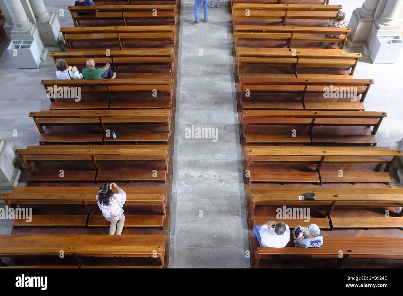 Catholic church interior aerial hi-res stock photography and images - Alamy