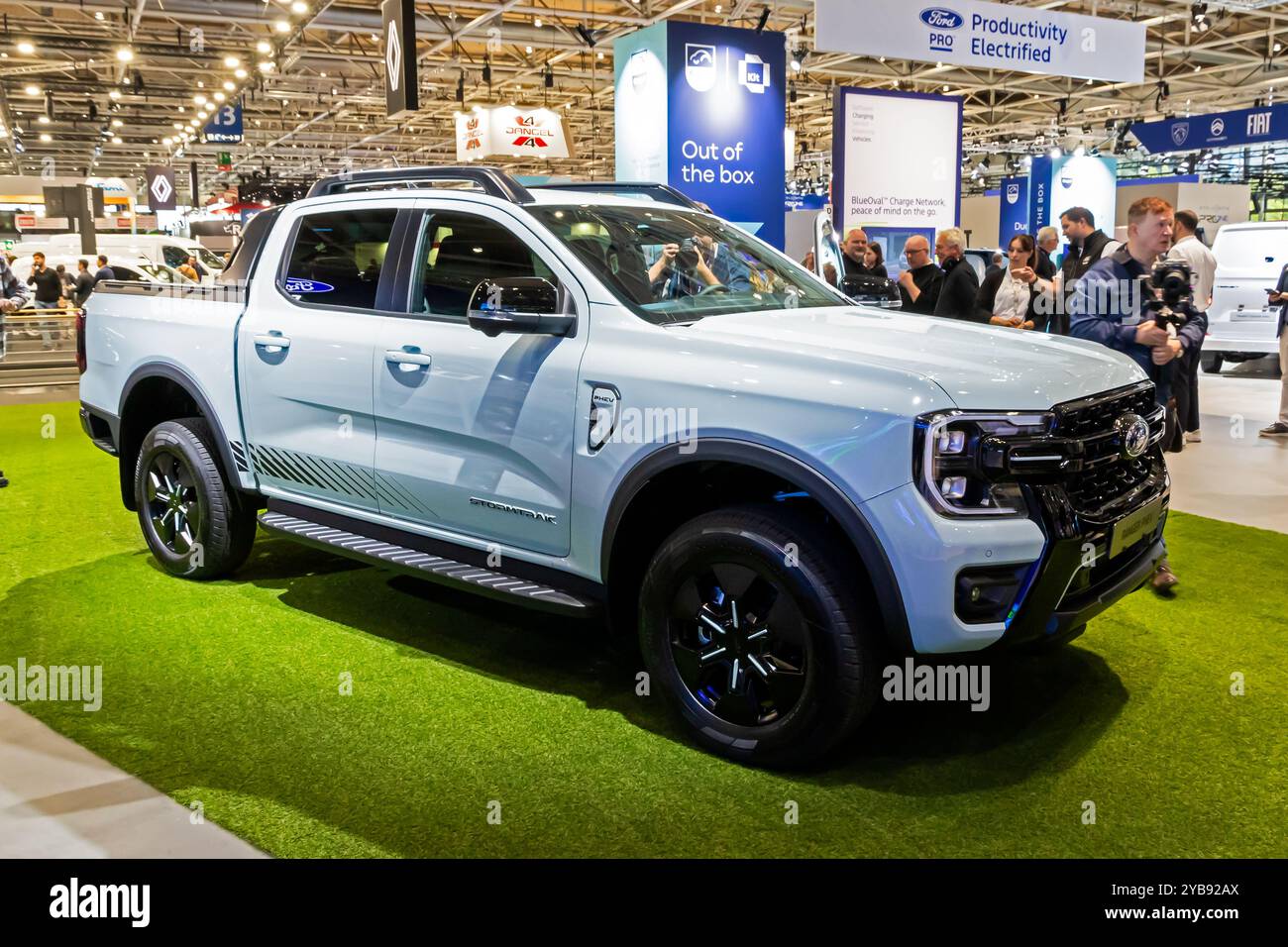 Ford Ranger Stormtrak PHEV pick-up truck at the Hannover IAA ...