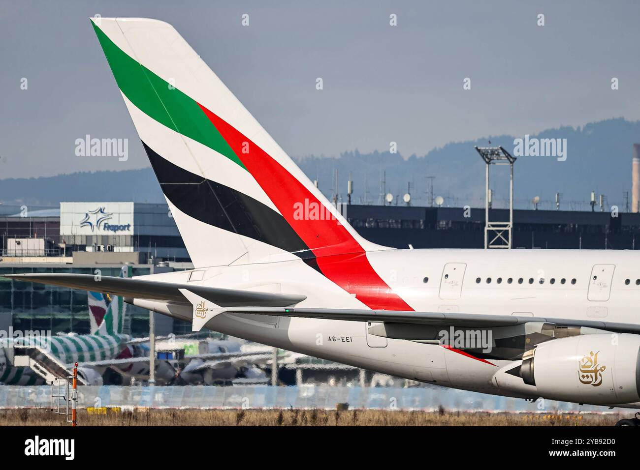 Emirates, Airbus, A380, Symbolbild für Emirates, Airbus A380, Flugzeug ...