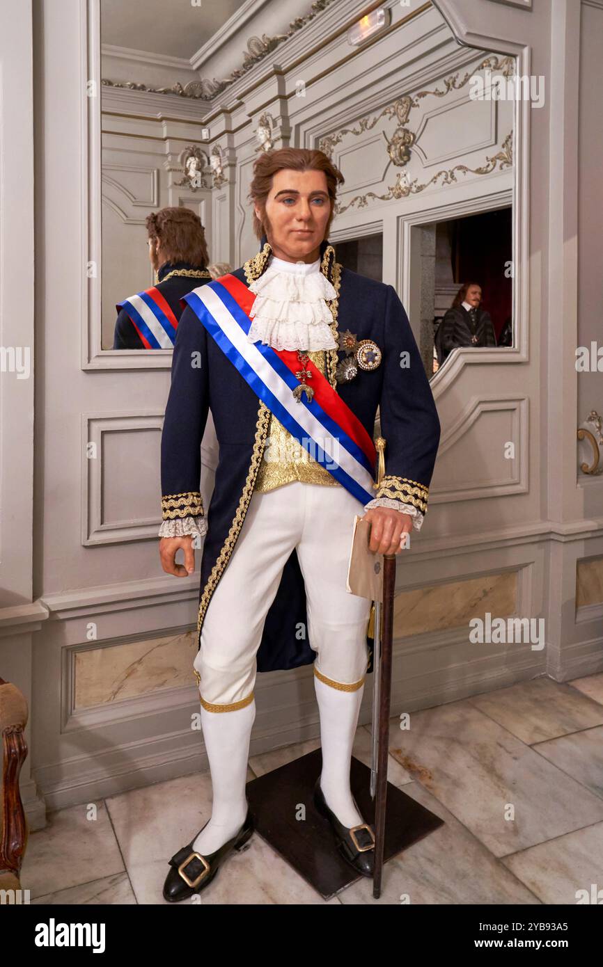 Manuel Godoy wax figure in Madame Tussauds museum in Madrid Stock Photo ...