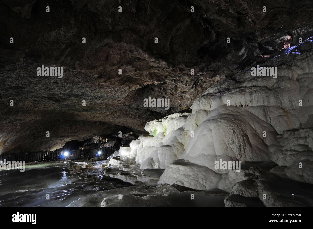 Kaklik Cave in Denizli, Turkey Stock Photo - Alamy