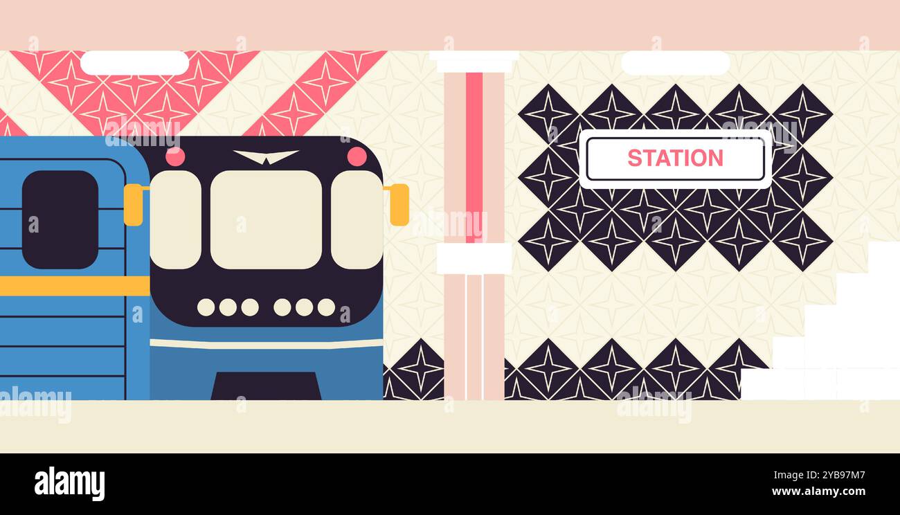 Metropolitan line tube station Stock Vector Images - Alamy