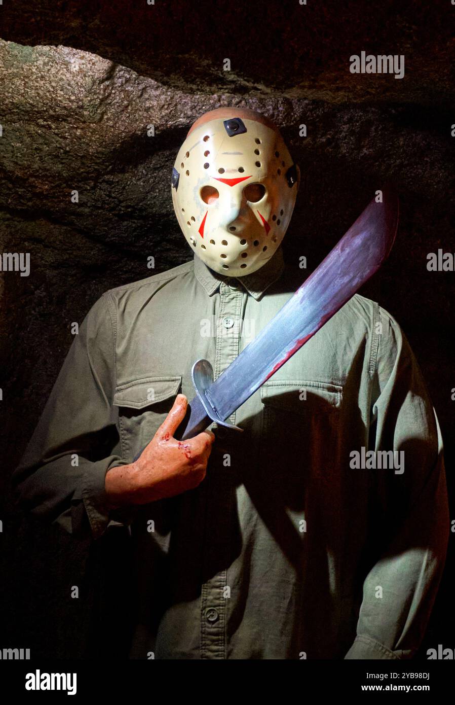 John Kramer (Jigsaw Killer) wax figure in Madame Tussauds museum in ...