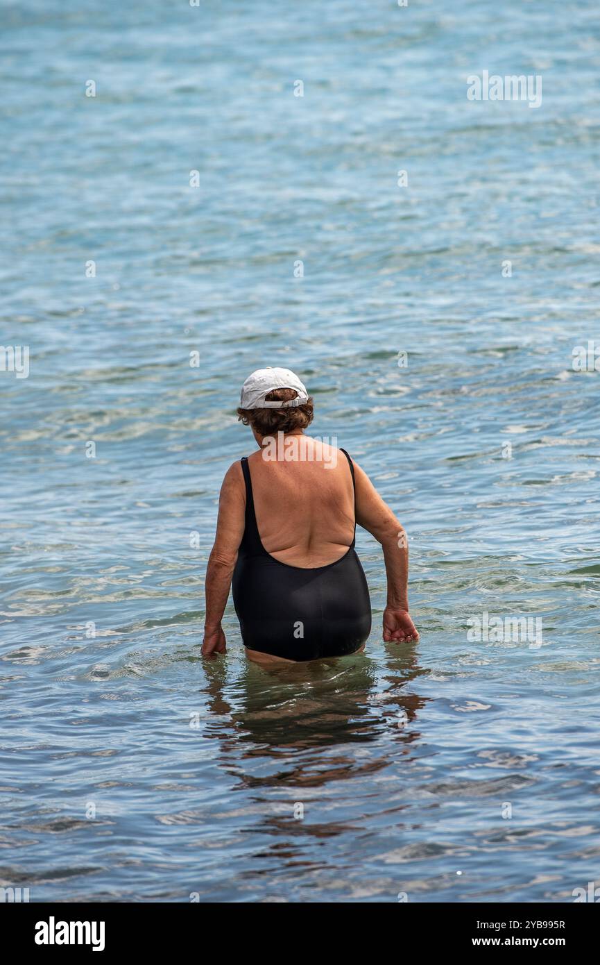 Older swimmer hi-res stock photography and images - Alamy