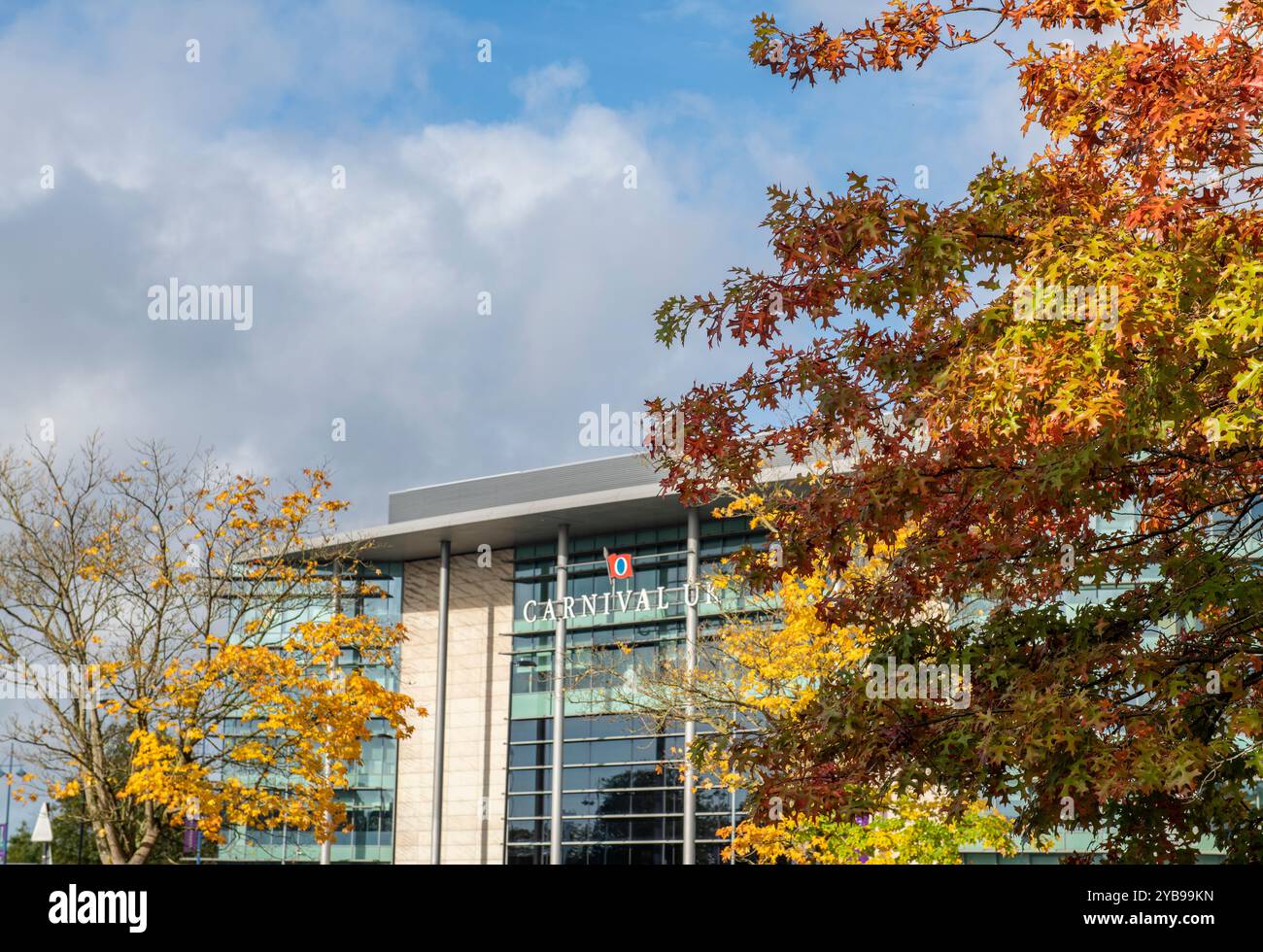 Carnival cruises UK headquarters office building in the autumn season ...