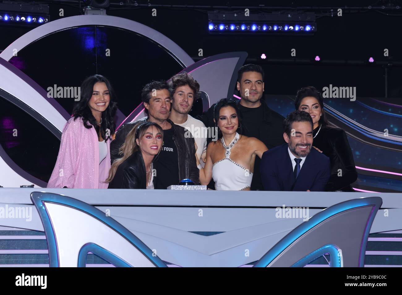 Mexico City, Mexico. 16th Oct, 2024. (L-R) Kiara Liz, Anahi Puente ...