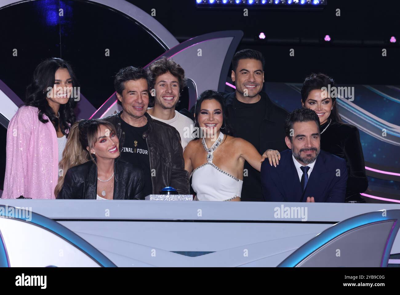 Mexico City, Mexico. 16th Oct, 2024. (L-R) Kiara Liz, Anahi Puente ...