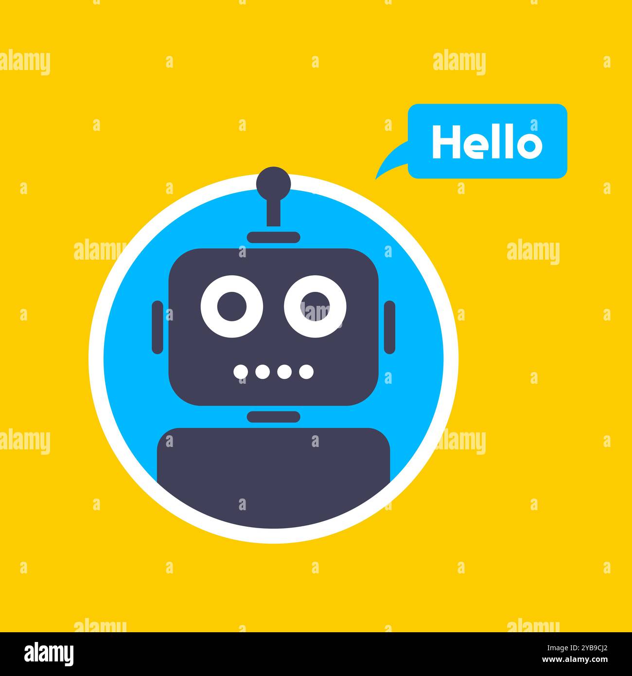 Ai assistant logo human hi-res stock photography and images - Alamy