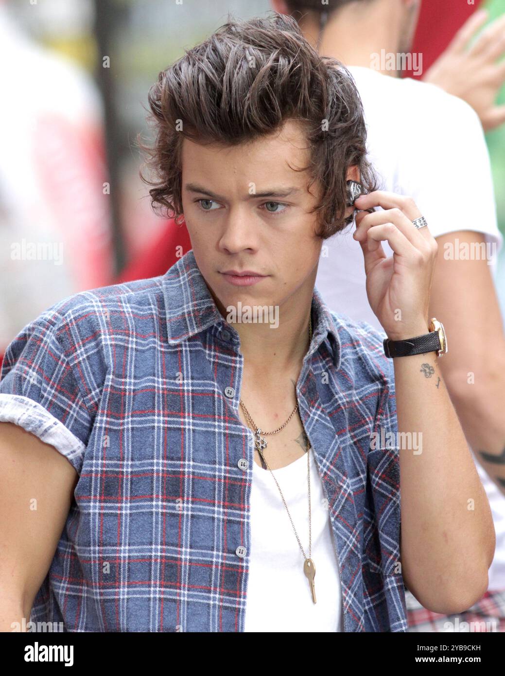 Harry Styles of One Direction performs on the NBC 'Today Show' in New ...