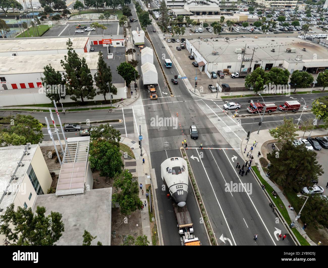 Downey, USA. 17th Oct, 2024. The original mock-up Space Shuttle ...