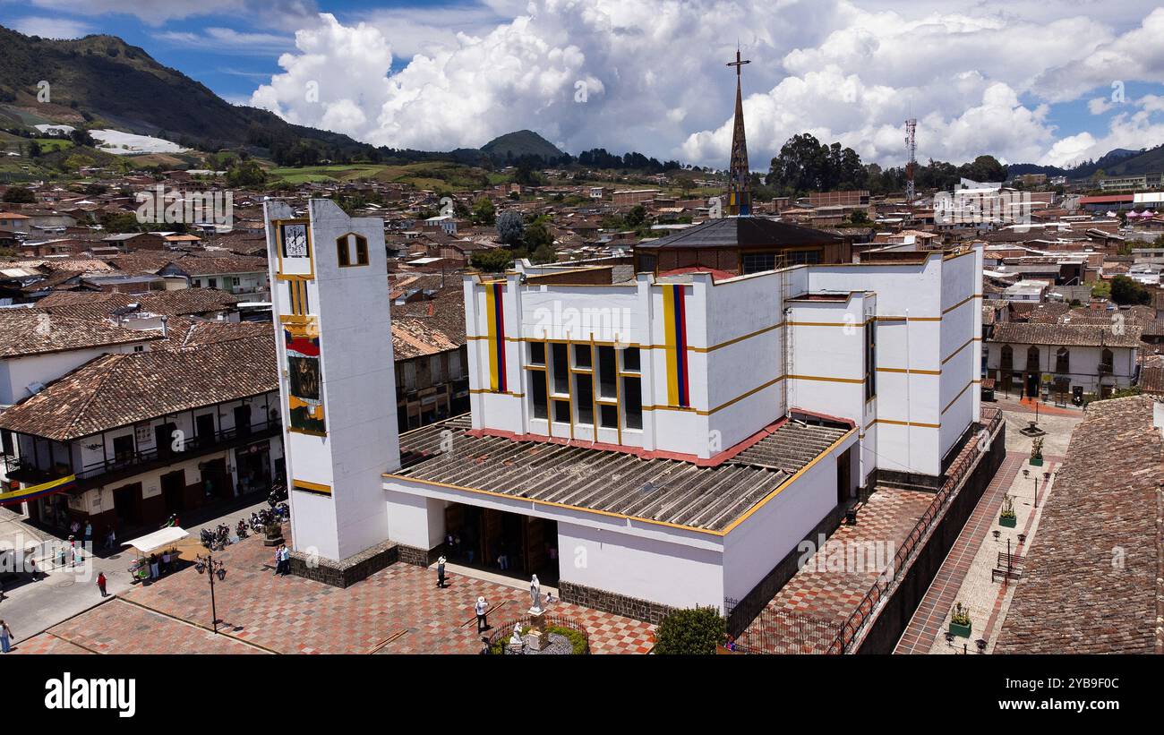 Sonson, Antioquia - Colombia. October 5, 2024. Catholic church located ...