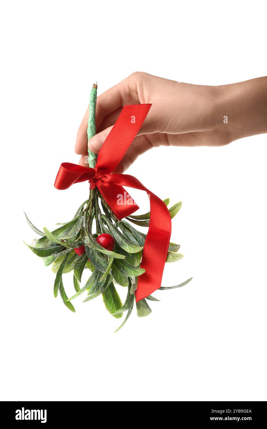 Hand tied mistletoe hi-res stock photography and images - Alamy