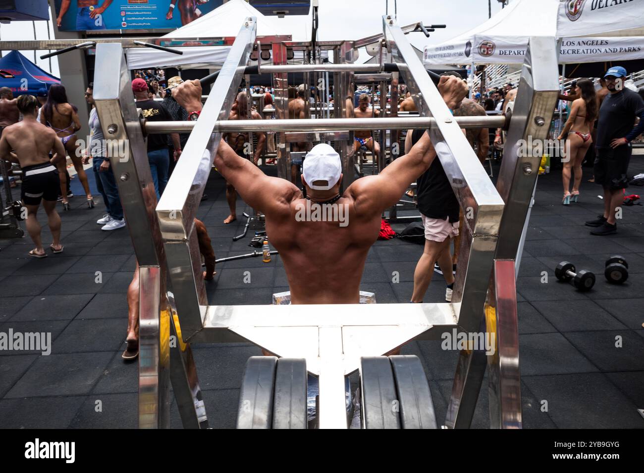 Los Angeles, USA. 4th Jul, 2024. Venice Beach Boardwalk Mr. & Ms ...