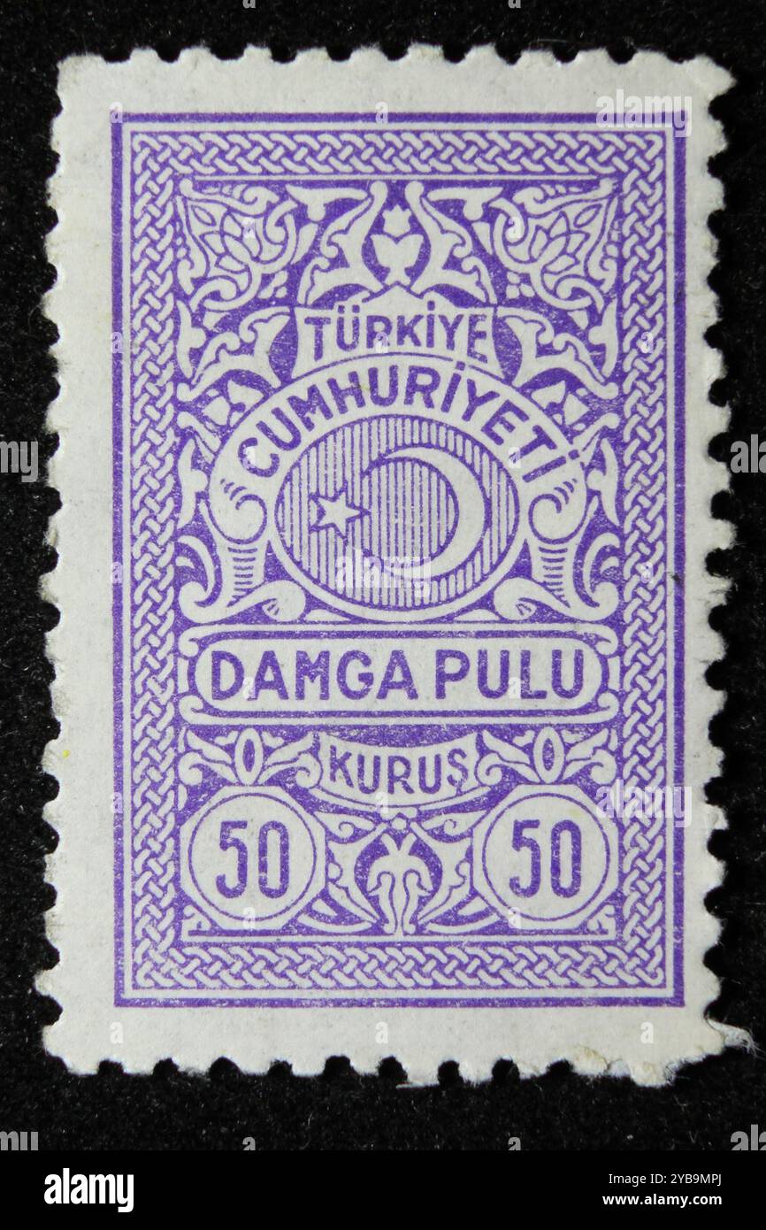 ISTANBUL, TURKEY - DECEMBER 26, 2020: Turkish official stamp Stock ...