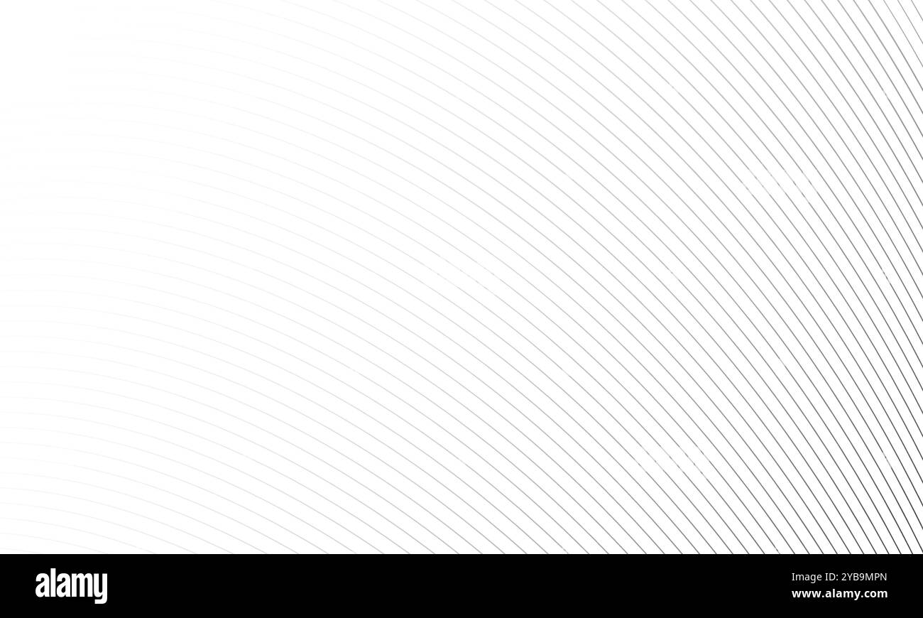 Wavy white lines for textured background. Vector illustration Stock ...