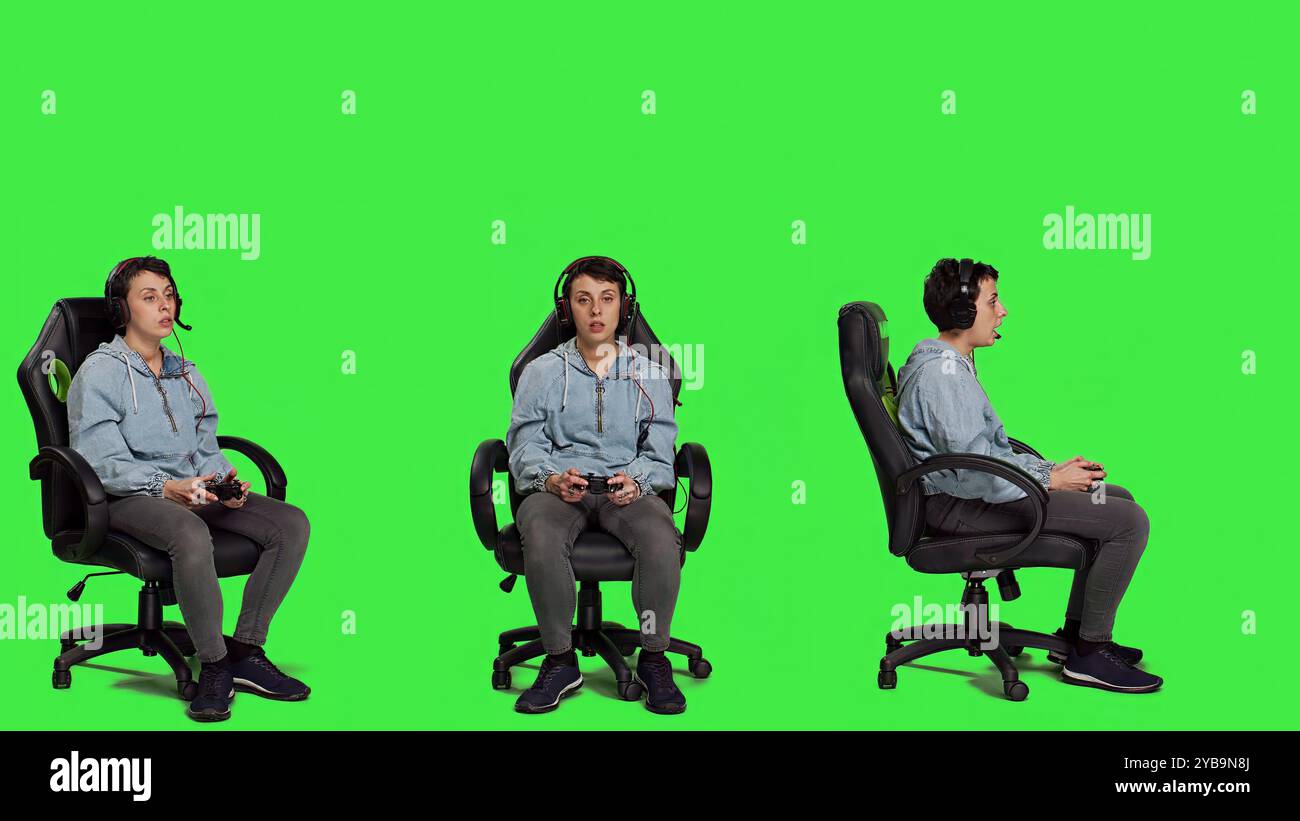 Furious displeased gamer losing video games multiplayer tournament with ...