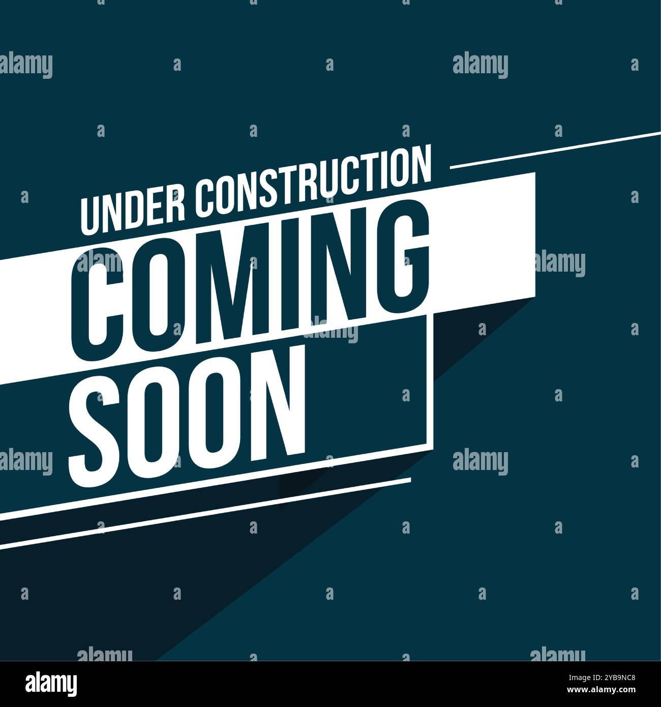 under construction coming soon modern template Stock Vector Image & Art - Alamy