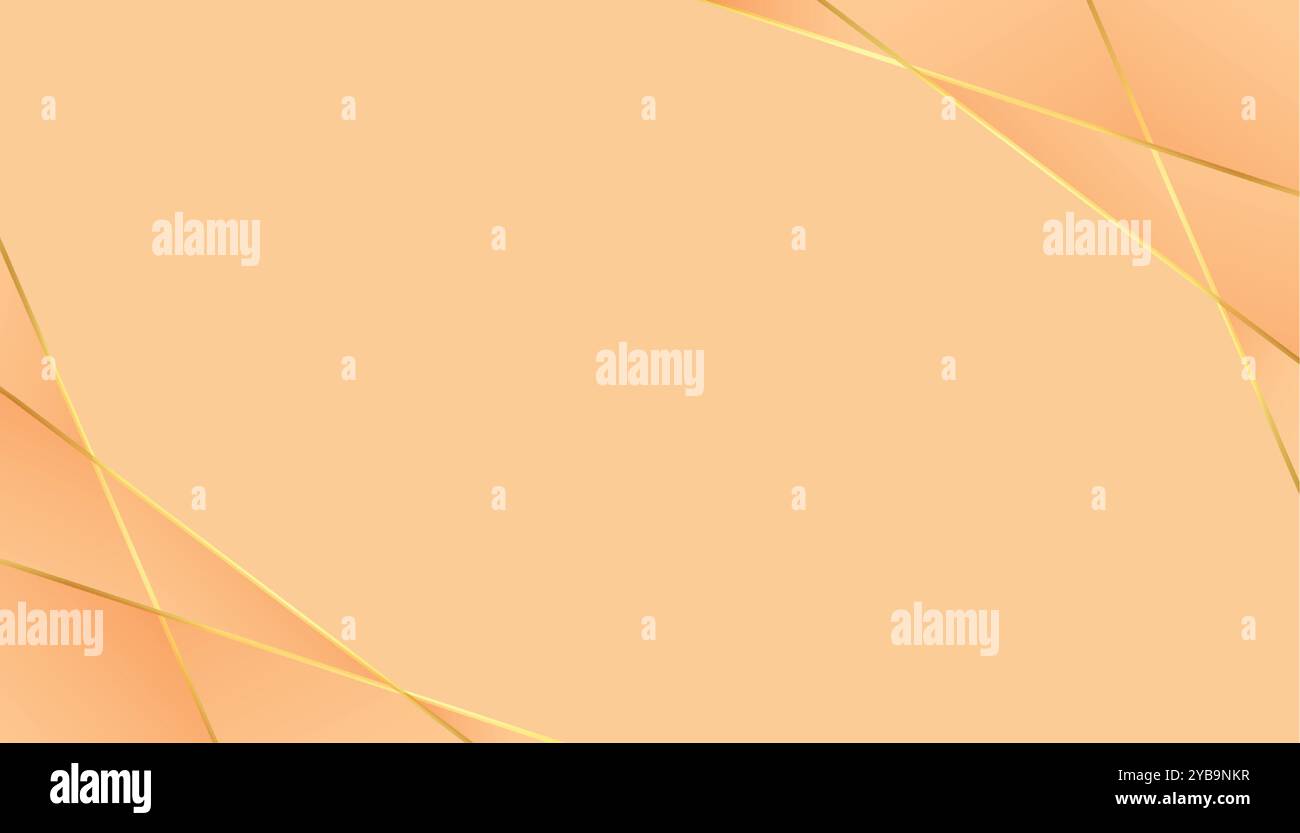 low poly golden lines orange background Stock Vector Image & Art - Alamy