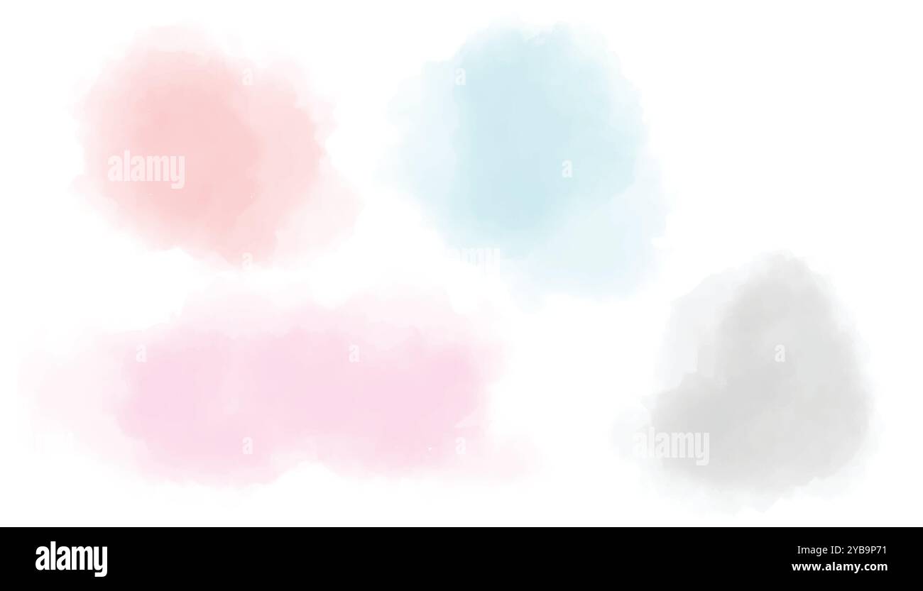 Soft water colors Stock Vector Images - Alamy