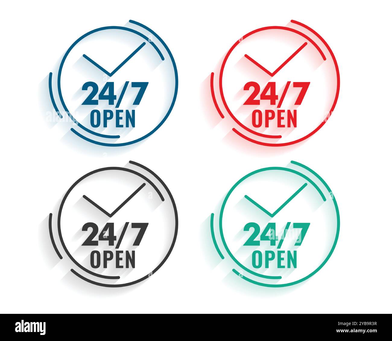 Open convenience Stock Vector Images - Alamy