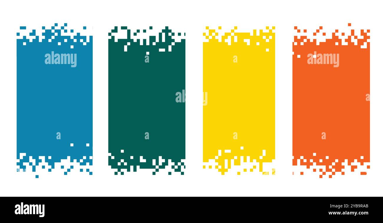 Pixel art tile set Stock Vector Images - Alamy