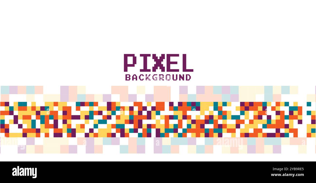 colorful pixels dots background design Stock Vector Image & Art - Alamy