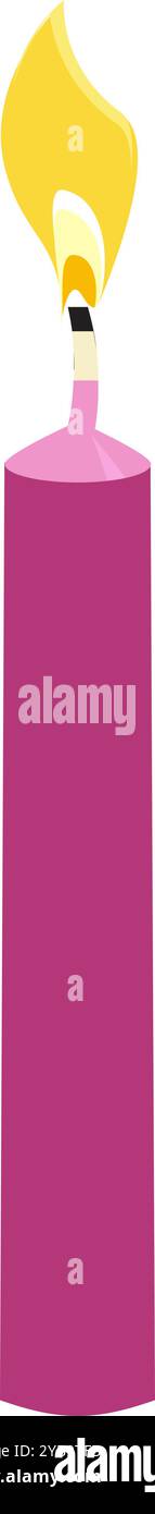 Candle flame fire Cut Out Stock Images & Pictures - Alamy