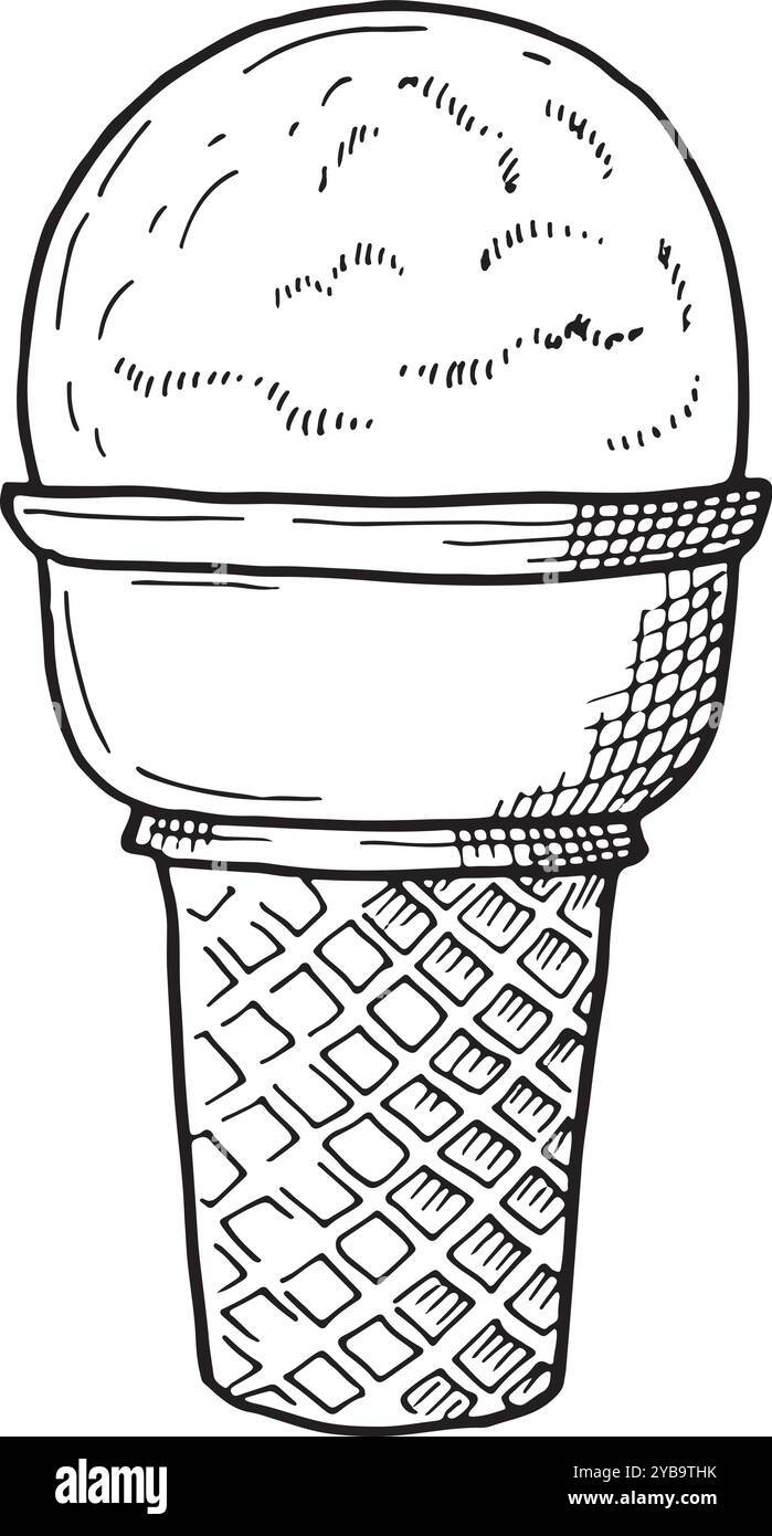 Mango sorbet ice cream Stock Vector Images - Alamy