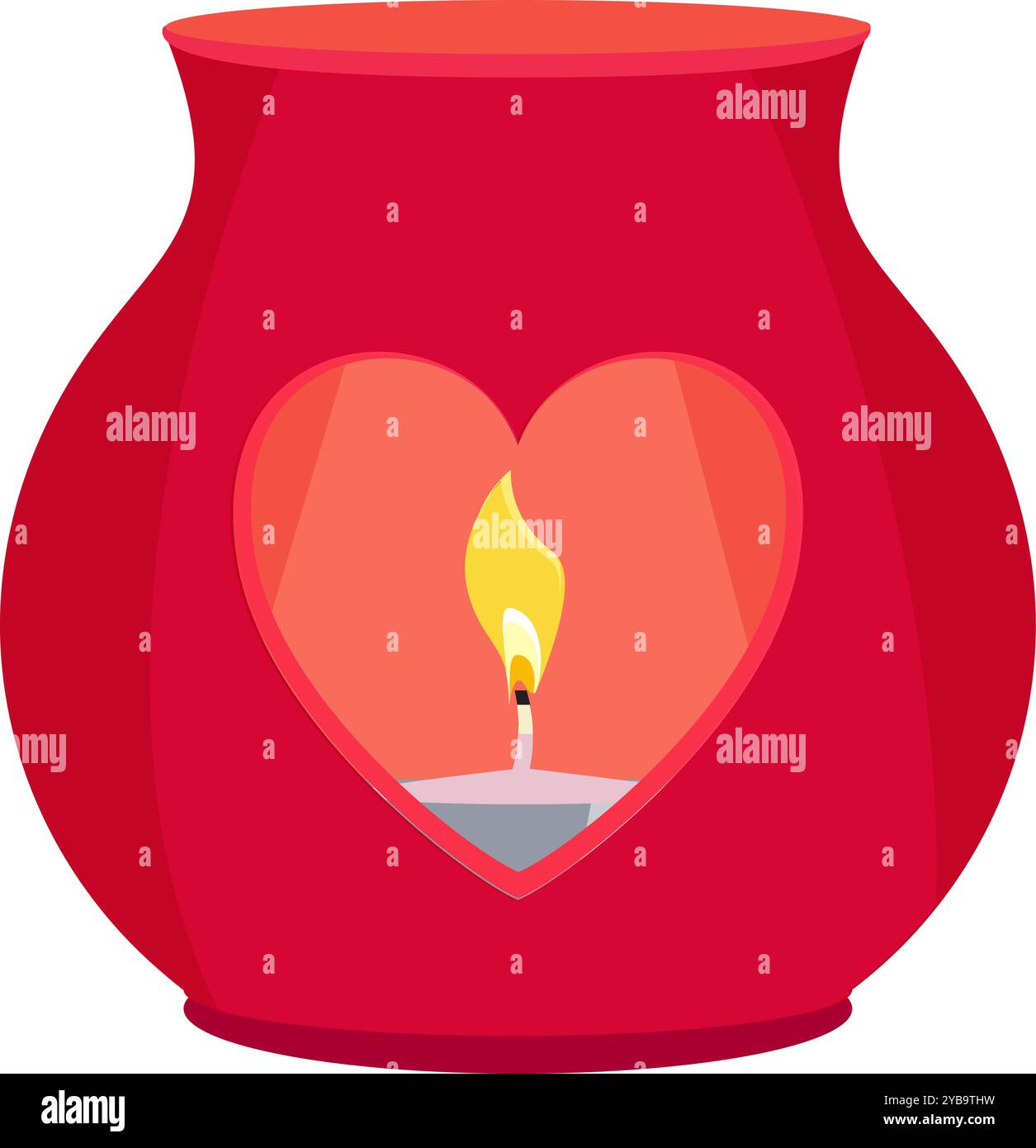 Spa scented candle cartoon Cut Out Stock Images & Pictures - Alamy