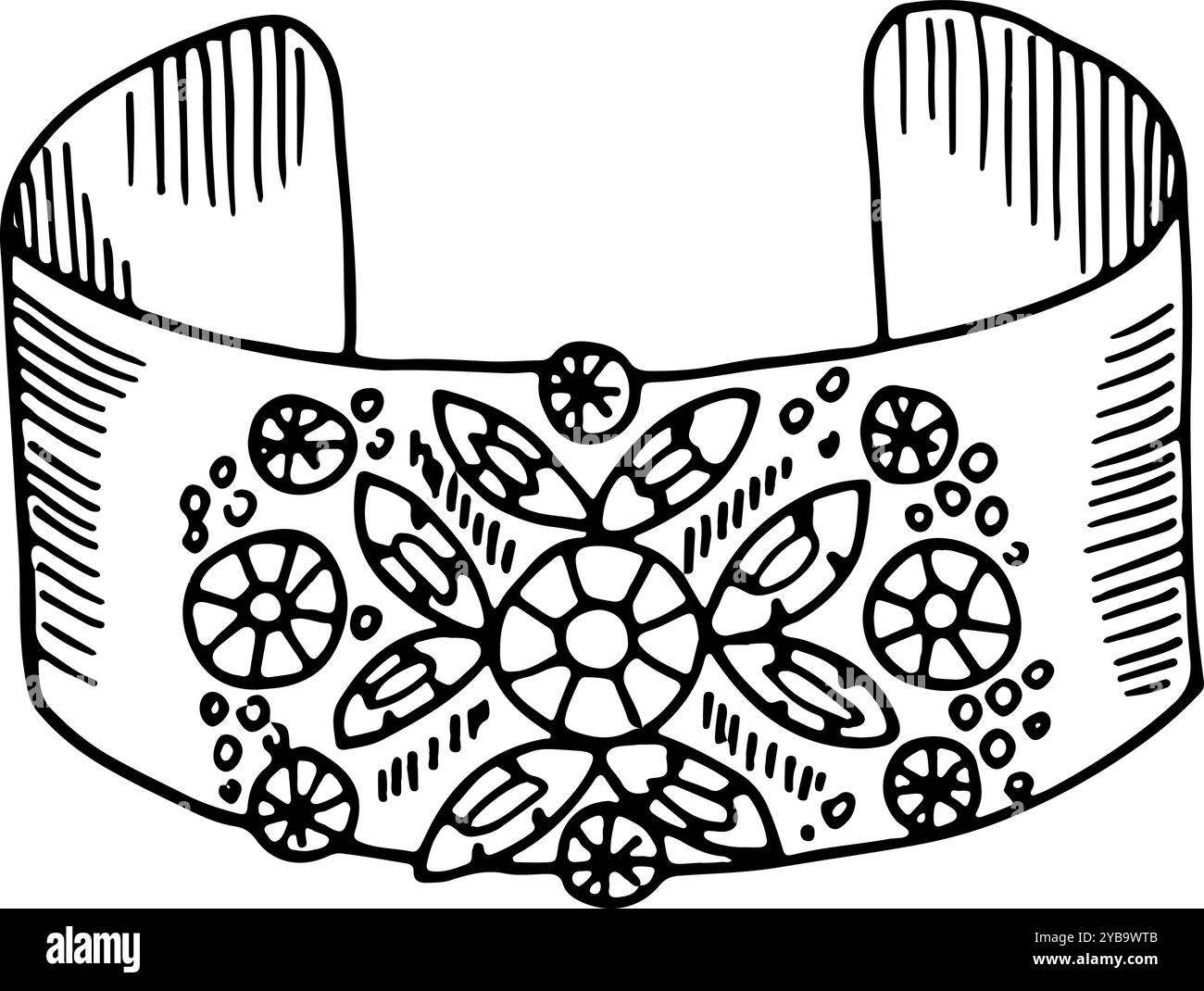 Gold bracelet sketch. Luxury diamond jewelry drawing isolated on white ...