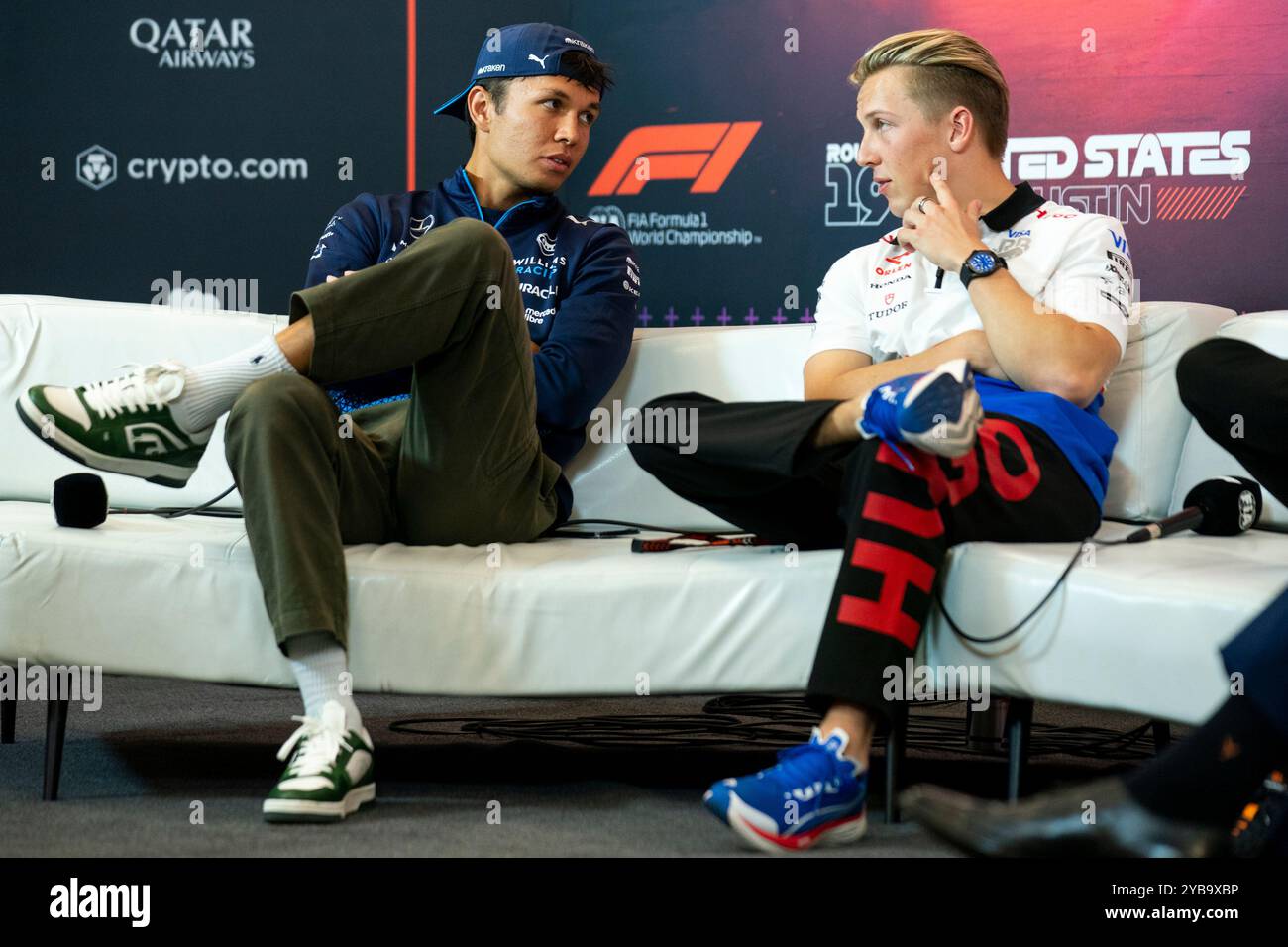 Alex albon and liam lawson hi-res stock photography and images - Alamy