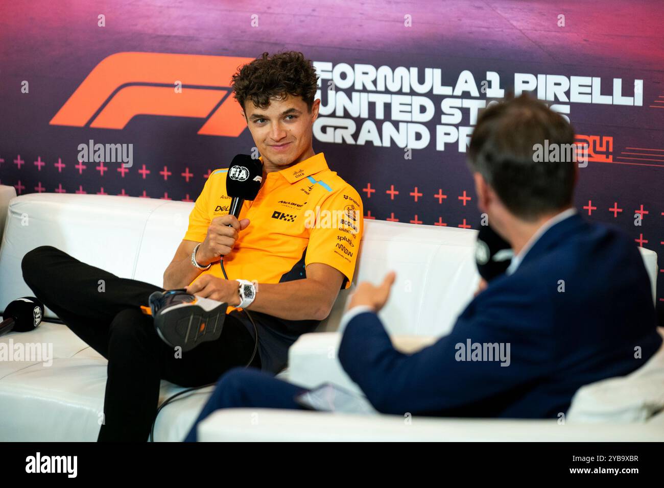 Austin, United States. 17th Oct, 2024. British Formula One driver Lando ...