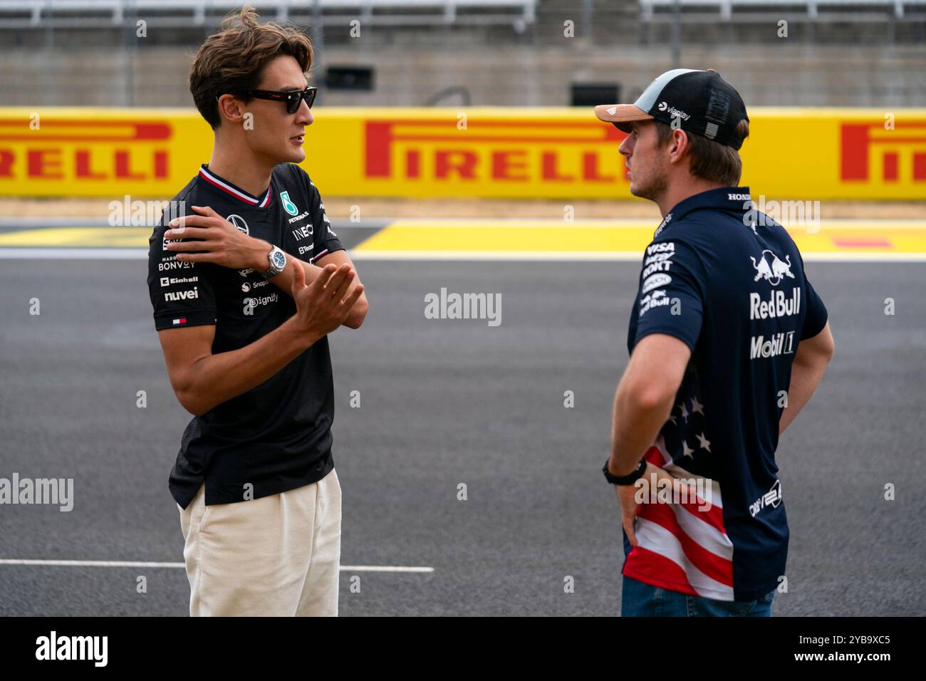 George russell max verstappen hi-res stock photography and images - Alamy