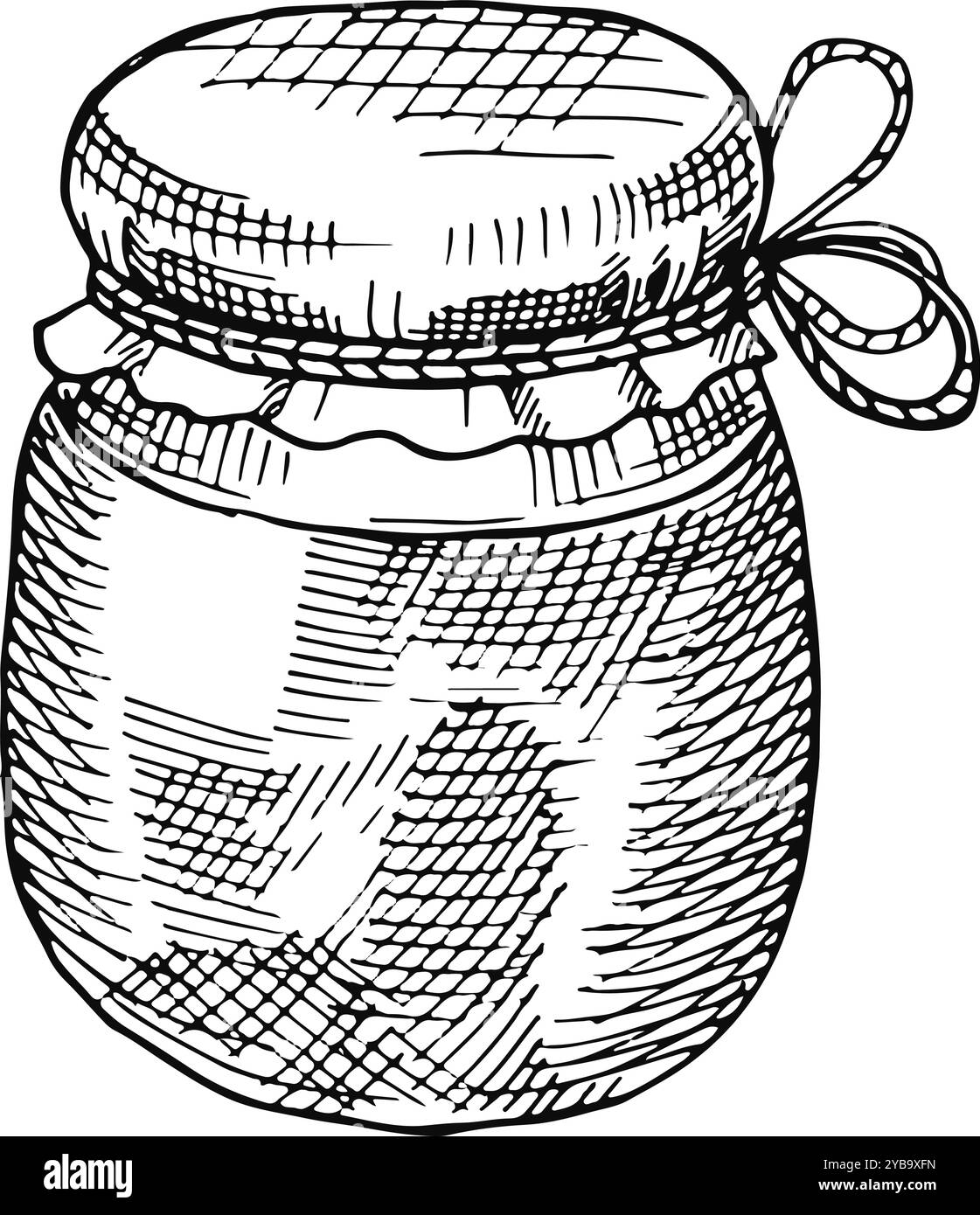 Homemade jelly jam Black and White Stock Photos & Images - Alamy