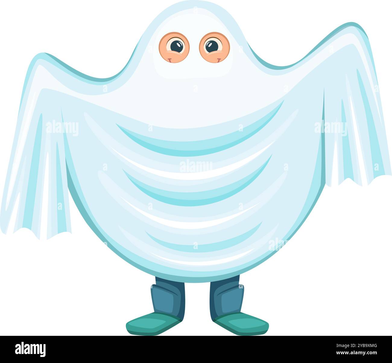 Ghost costume cartoon hi-res stock photography and images - Alamy