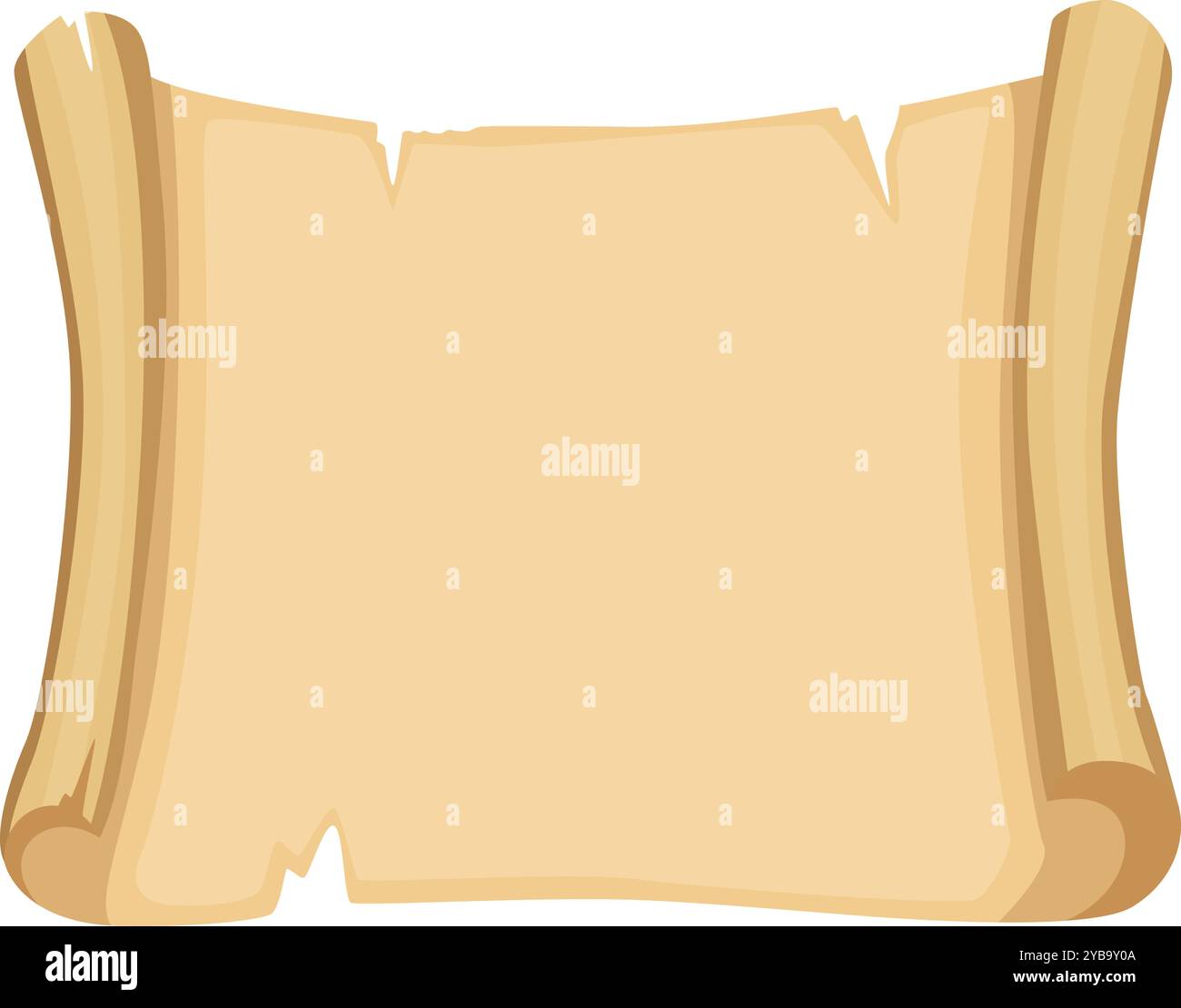 Old parchment cartoon template. Ancient paper Stock Vector Image & Art ...