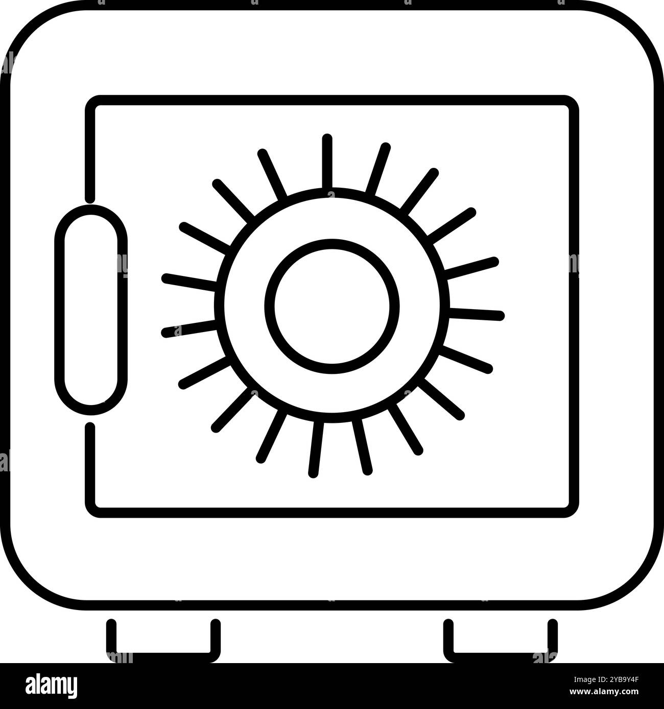 Money safe deposit vault Cut Out Stock Images & Pictures - Alamy