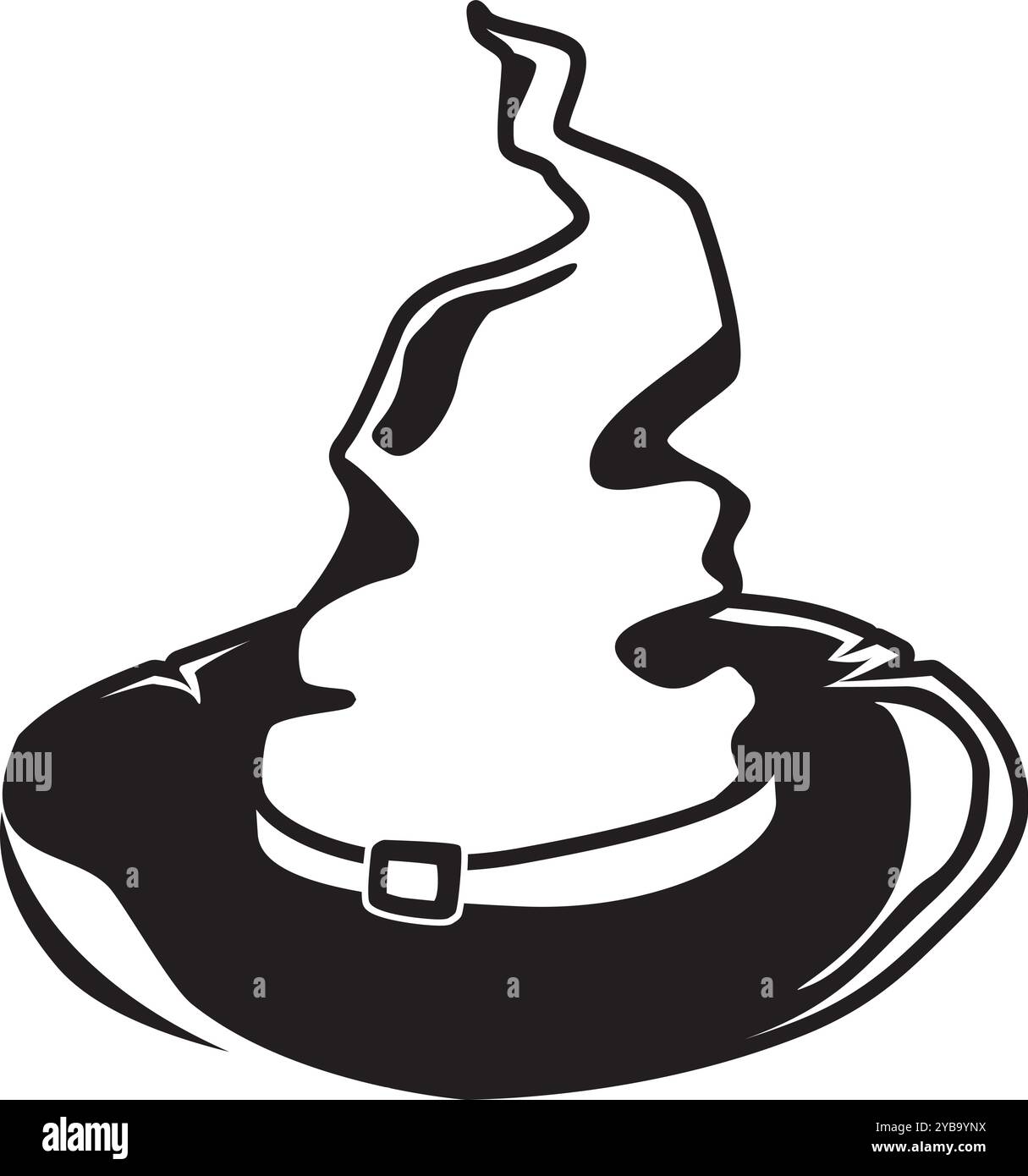 Black wizard illustration hi-res stock photography and images - Alamy