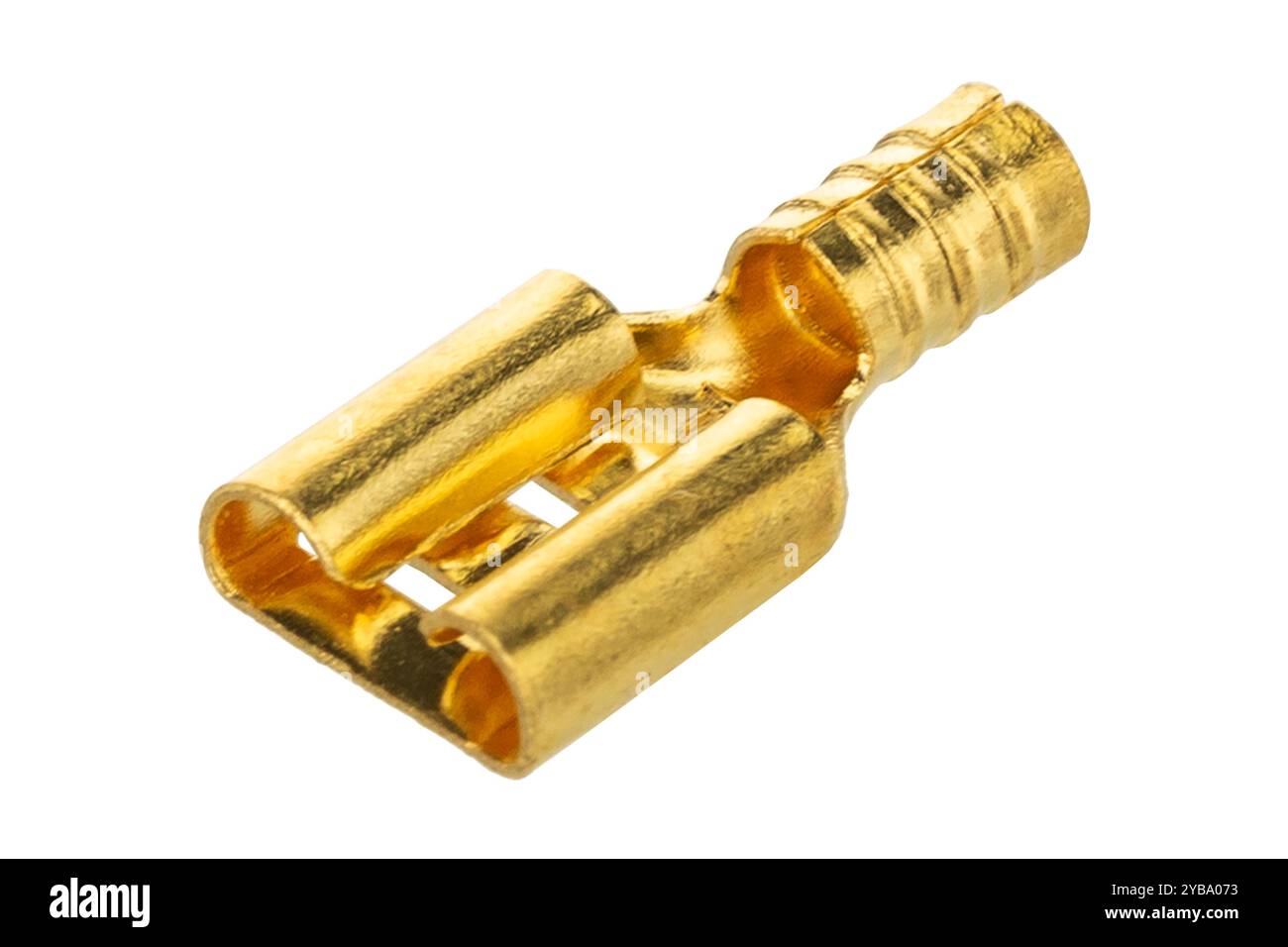 Gold-Plated Electrical Connector Terminal Close Up Stock Photo - Alamy