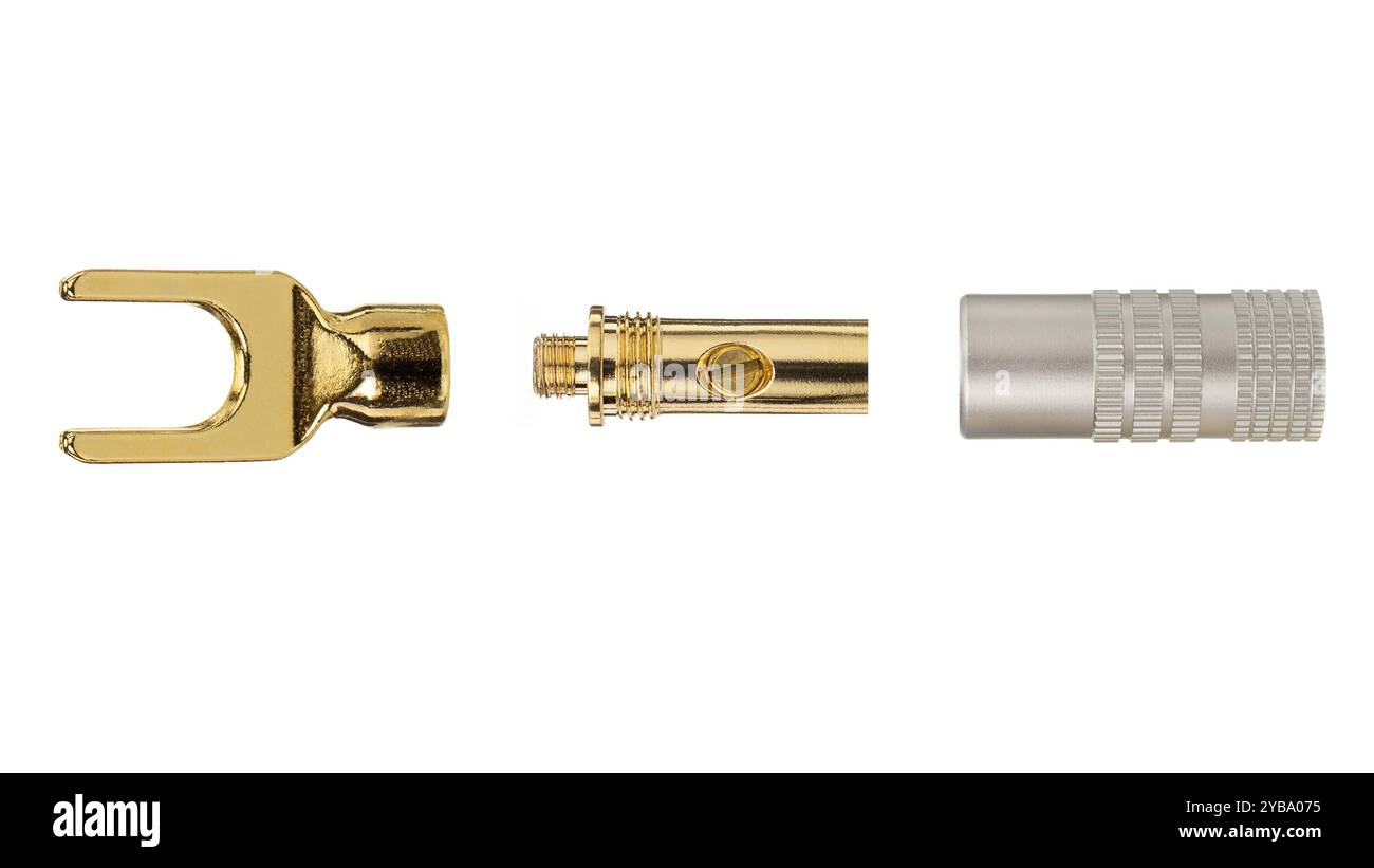 Silver plated connector hi-res stock photography and images - Alamy