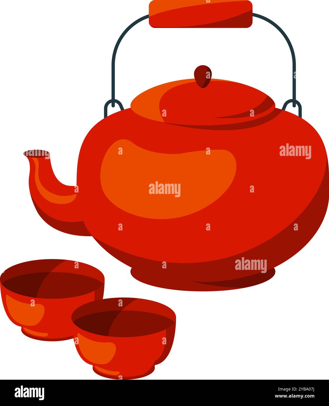 Tea ceremony cups hot Stock Vector Images - Alamy