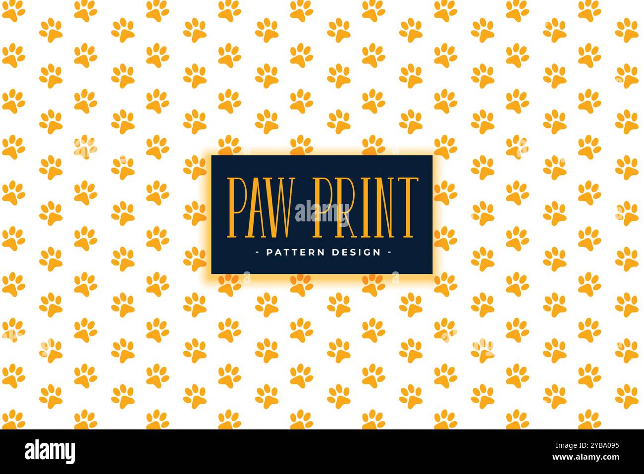 cute kitten paw print pattern background Stock Vector Image & Art - Alamy
