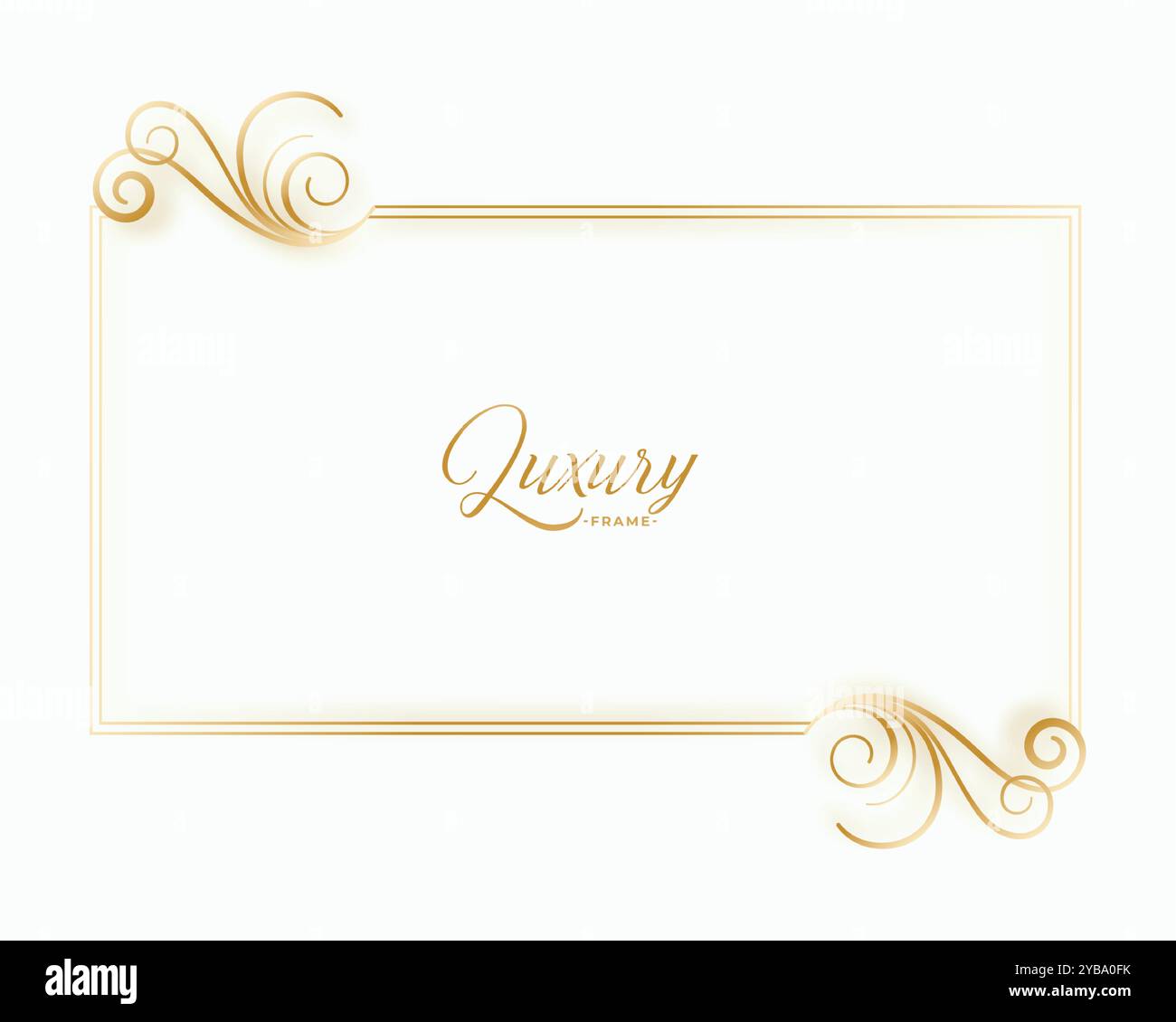 Luxury background golden shapes Cut Out Stock Images & Pictures - Alamy