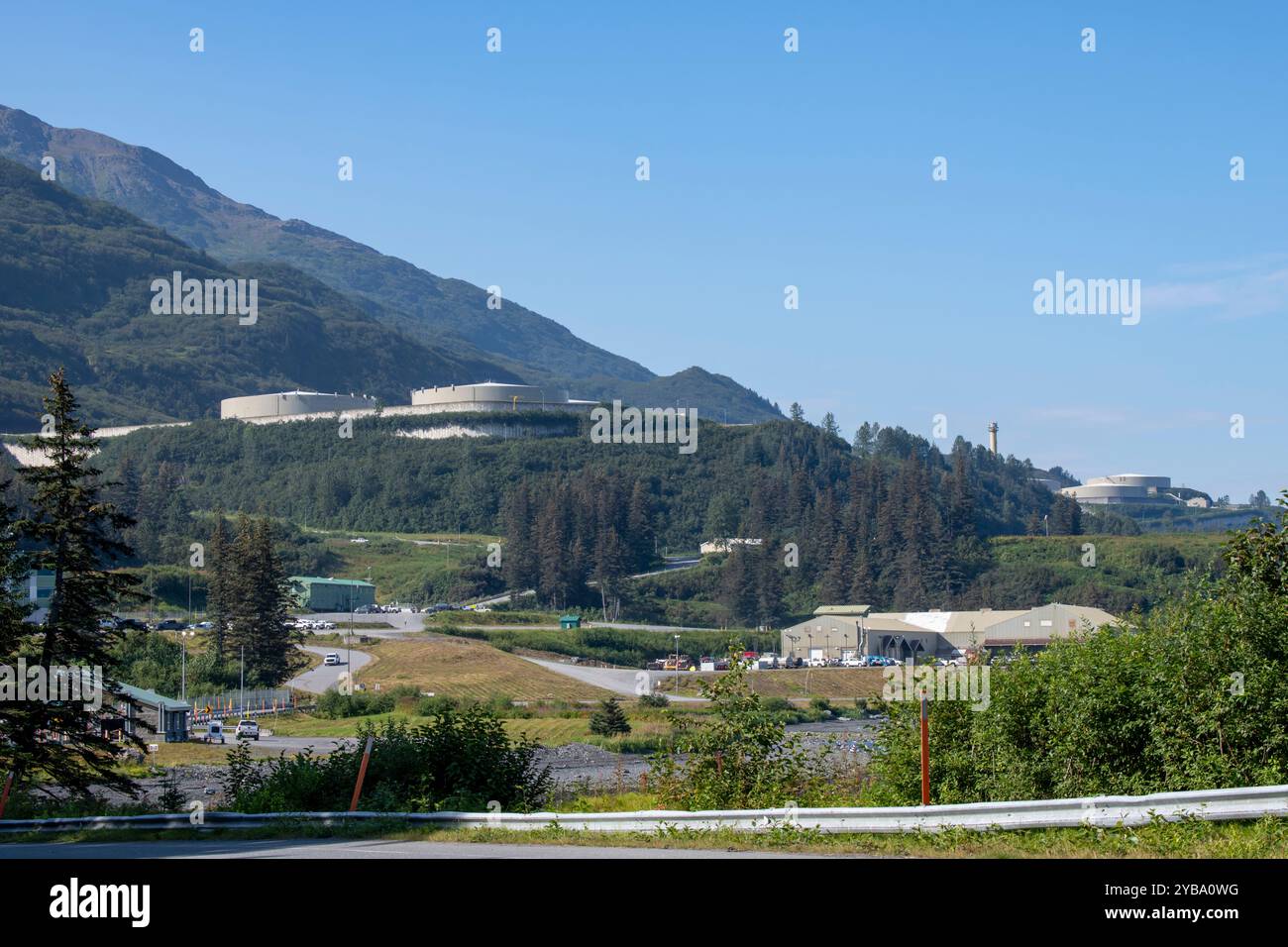 Valdez, Alaska. The Valdez Marine Terminal is the southern terminus for ...