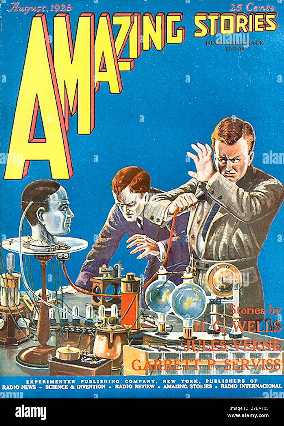 Amazing Stories Vol 1 # 5 August 1926 Stock Photo - Alamy