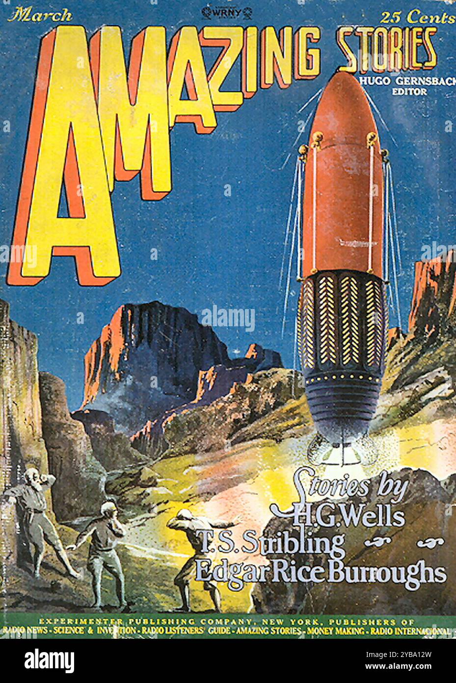 Amazing Stories Vol 1 # 12 March 1927 Stock Photo - Alamy