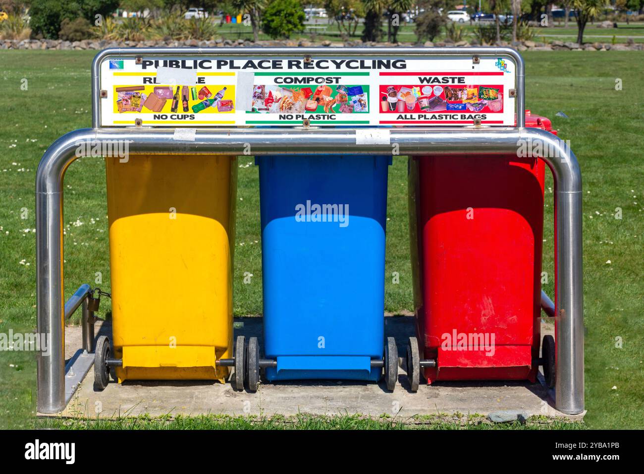 Recycling waste bins new zealand hi-res stock photography and images ...