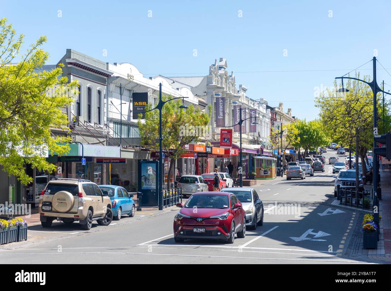 Stafford Street, Timaru (Te Tihi-o-Maru), Canterbury, South Island, New ...